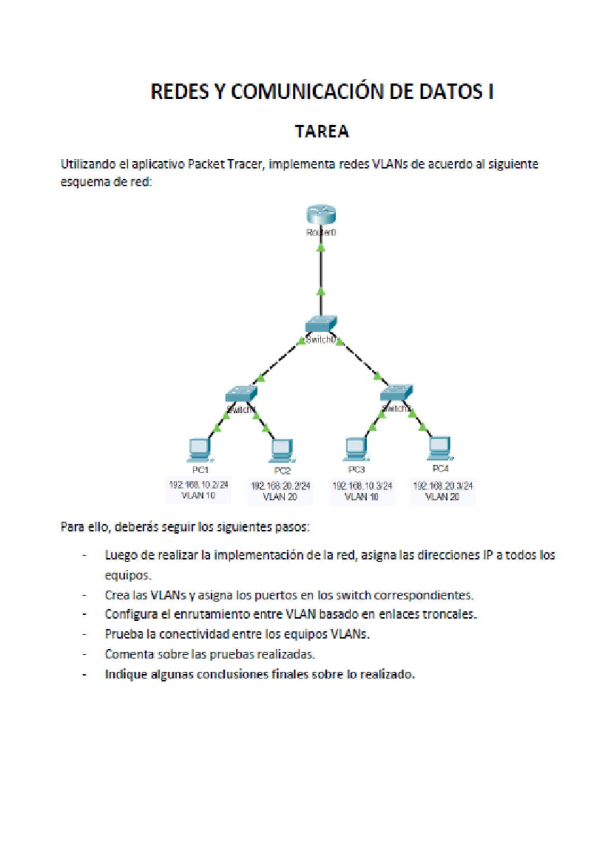 Redes 1 - Redes y Comunicaciones de Datos I - Studocu