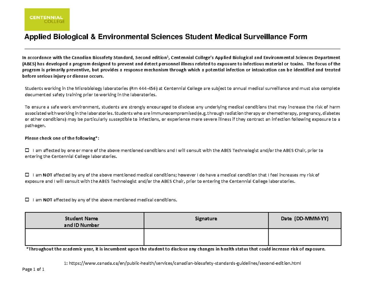 Medical-Surveillance-Form-Students-2019 (2) (2) - Applied Biological ...