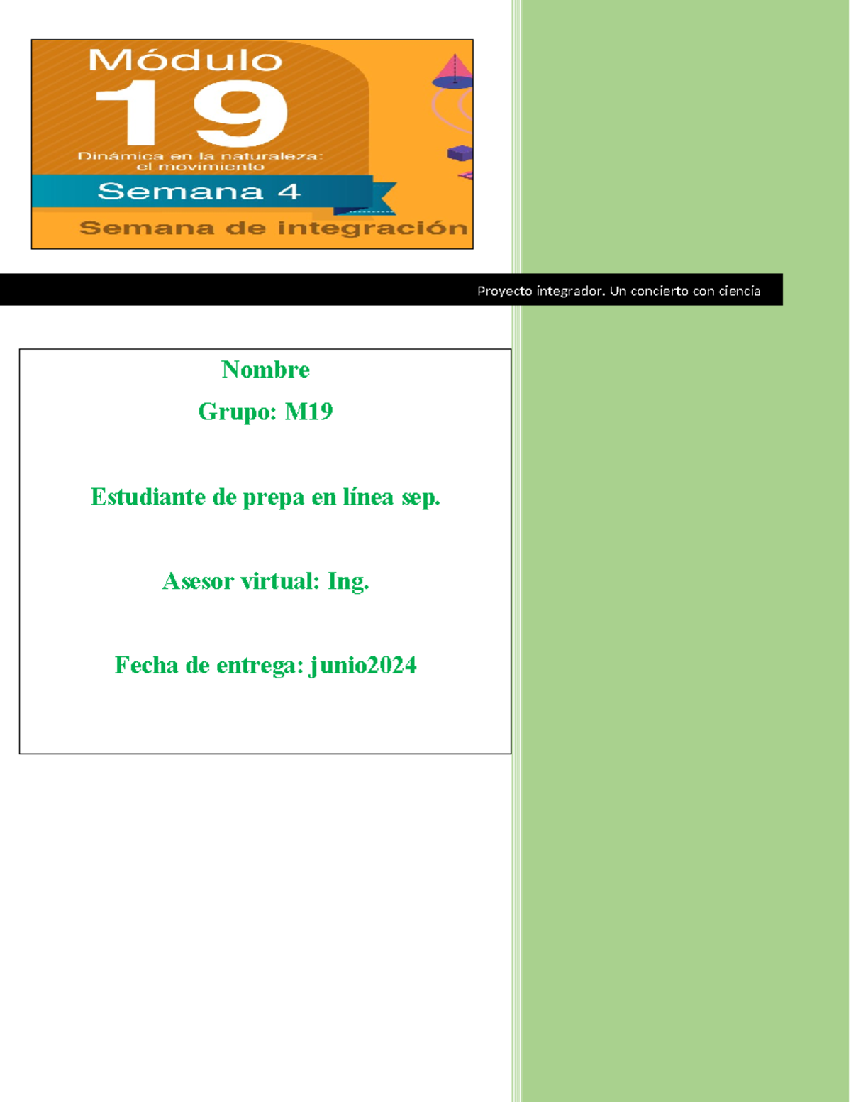 M19S4PI - modulo 19. Semana 4 proyecto integrador - Proyecto integrador ...