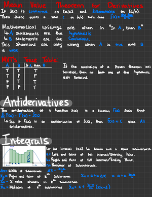15 - Calculus - MATH 1371 - Studocu