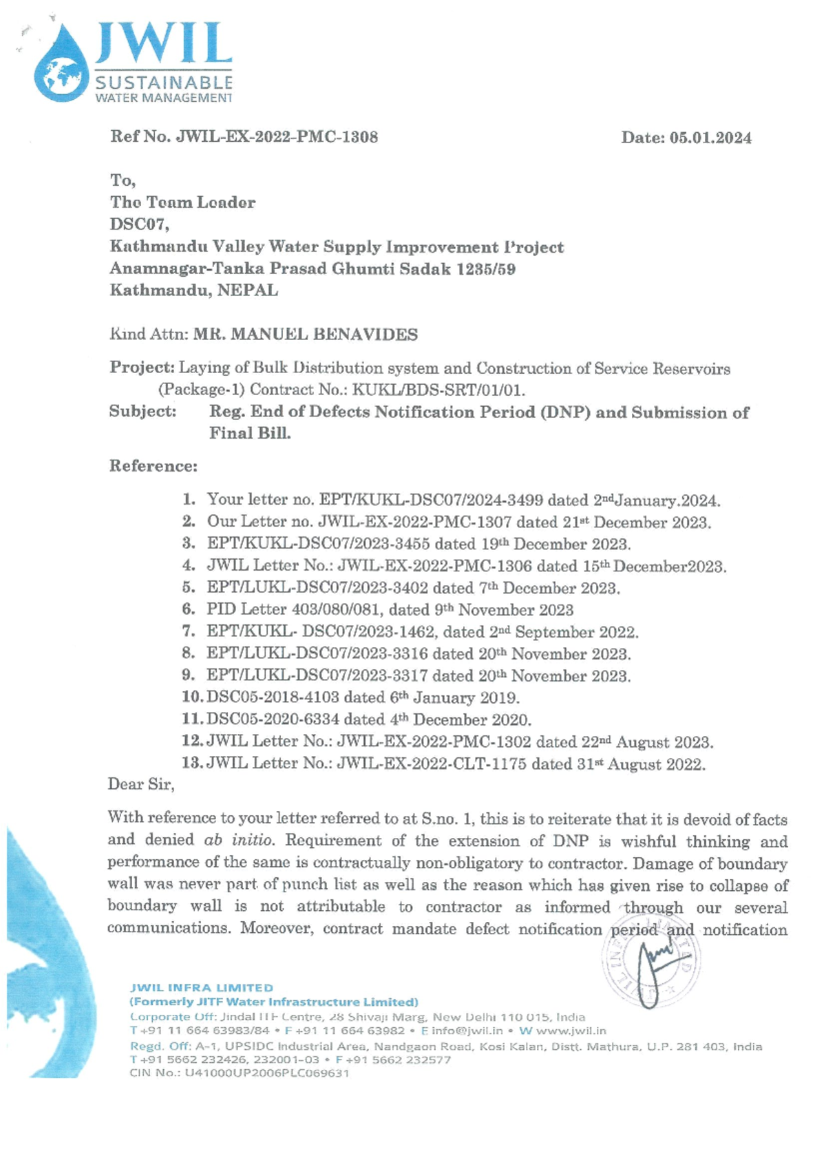 1308-5 Jan 2024-BDS 1-Reg end of defects notification period - Planning ...