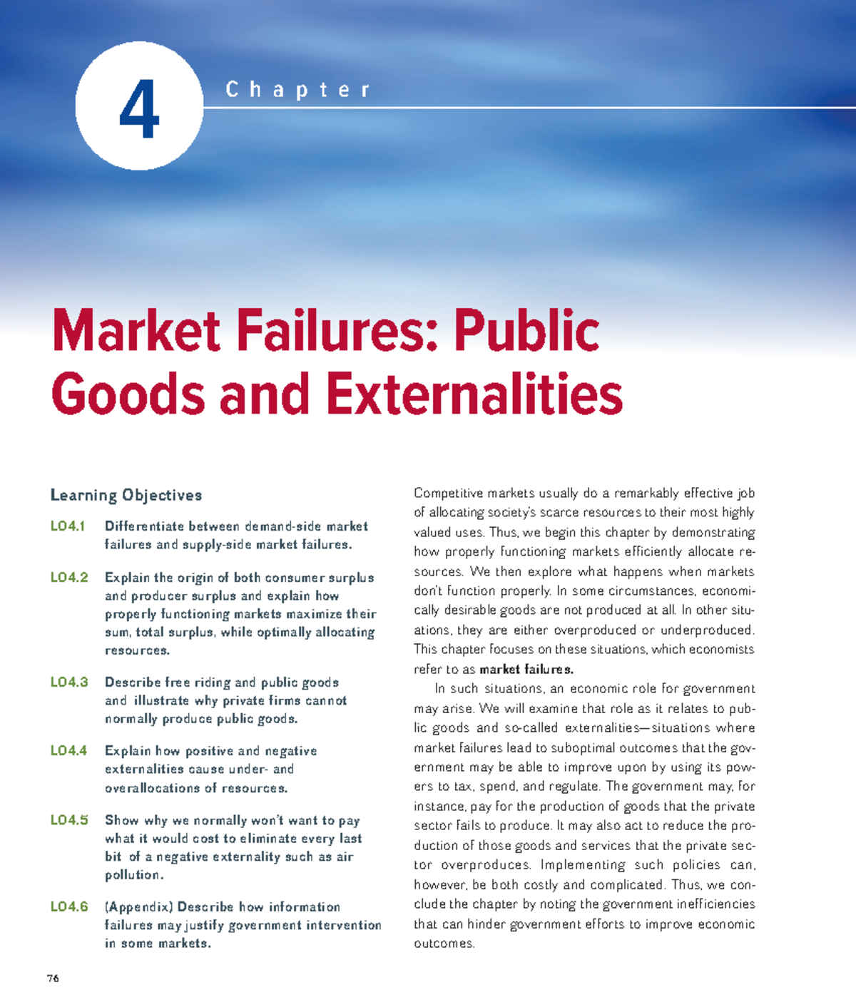 Chapter 4 - 76 C h a p t e r 4 Competitive markets usually do a ...