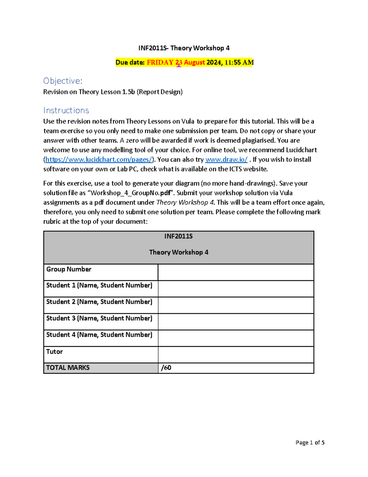 Theory workshop 4 Reporting-2024 - INF2011S- Theory Workshop 4 Due date ... Theory workshop 4 Reporting-2024 - INF2011S- Theory Workshop 4 Due date ...