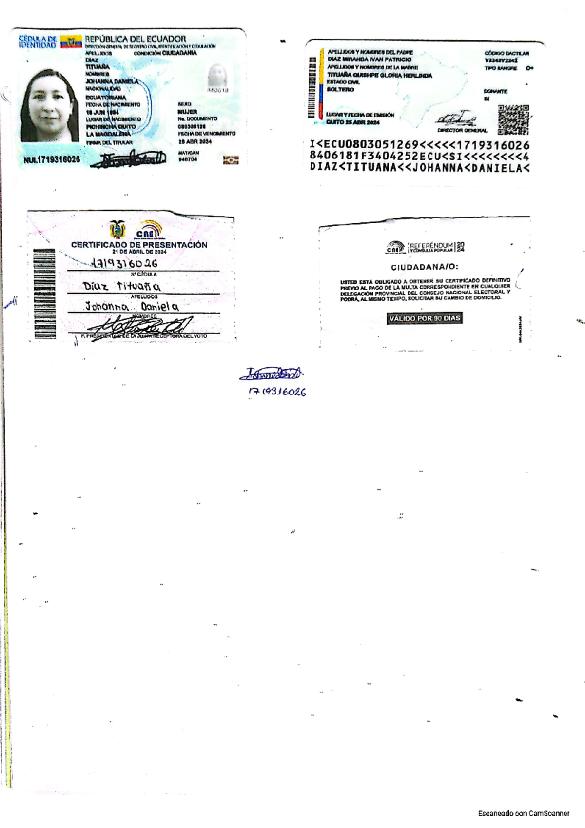 Spark LCL0899 - fdhndfjn - CEDULA DE REPUBLICA DEL ECUADOR IDENTIDAD ...