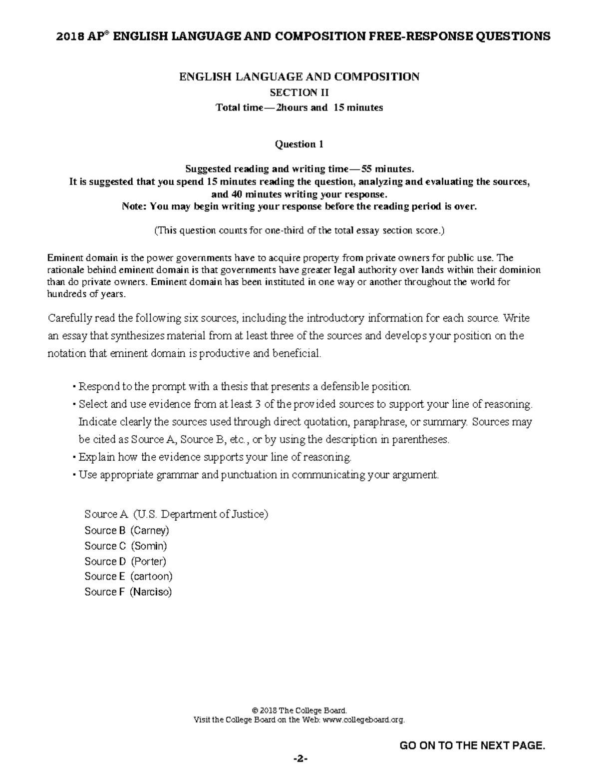 Eminent Domain SYN 2018 Stable Wording - ENGLISH LANGUAGE AND ...