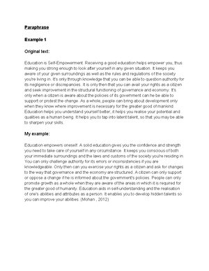 Unit 2 - Academic writing skills - Unit 2 – Academic Writing Skills ...