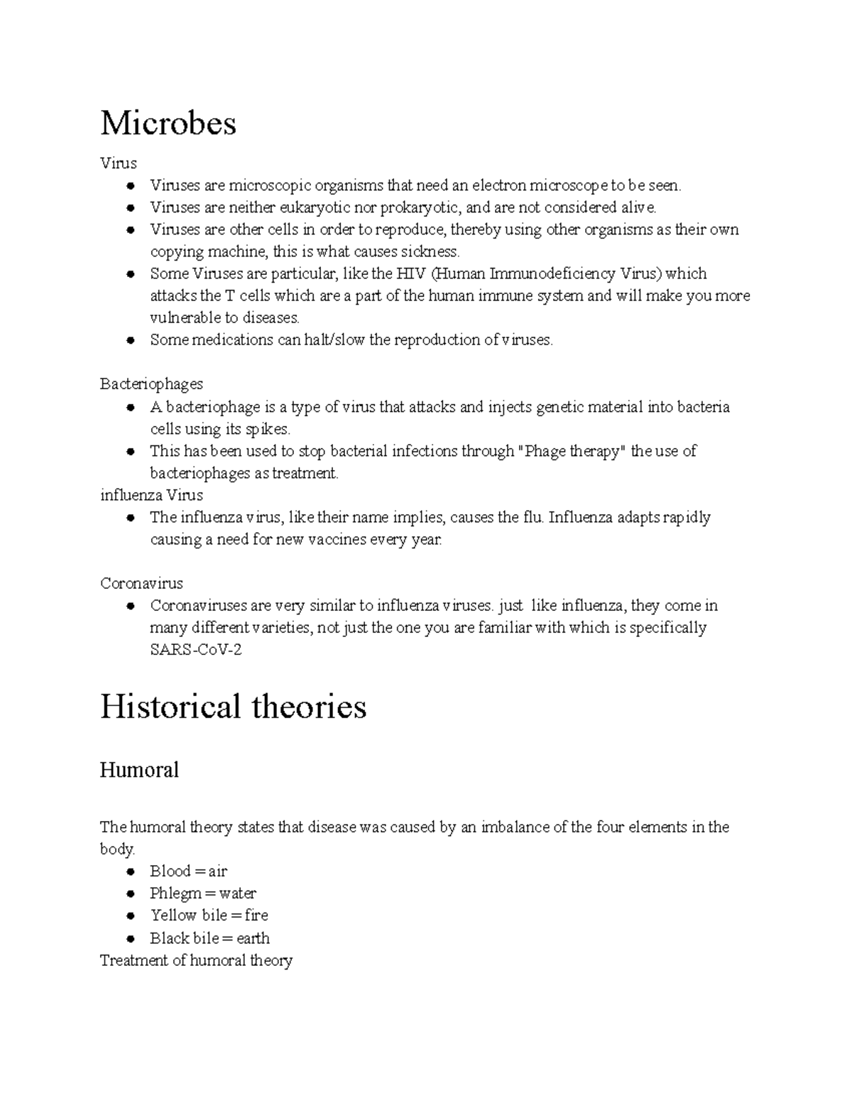 Microbes II - This discusses theories during the black death and ...