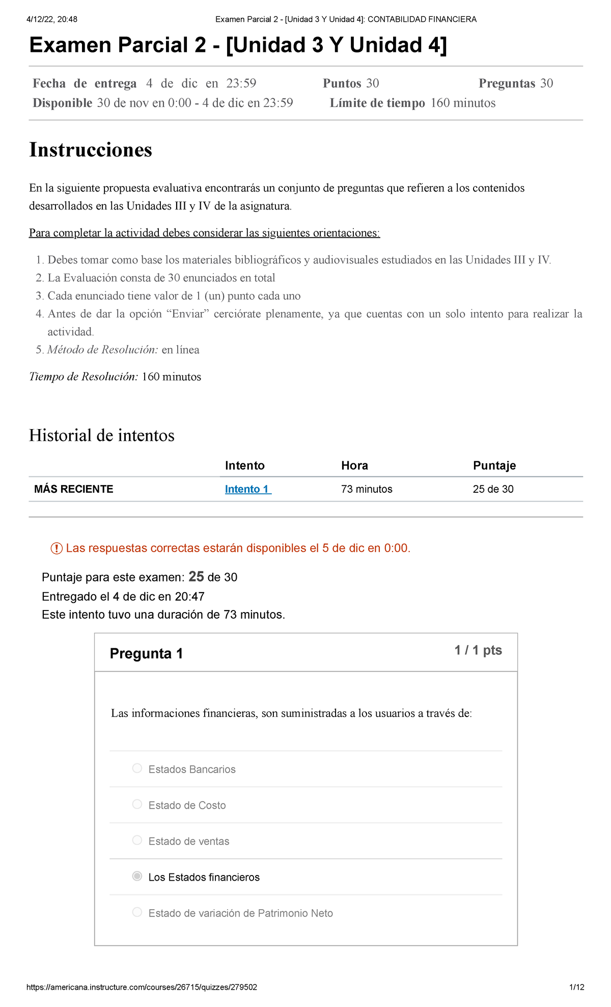 Examen Parcial 2 - [Unidad 3 Y Unidad 4] Contabilidad Financiera - Examen Parcial 2 - [Unidad 3 ...