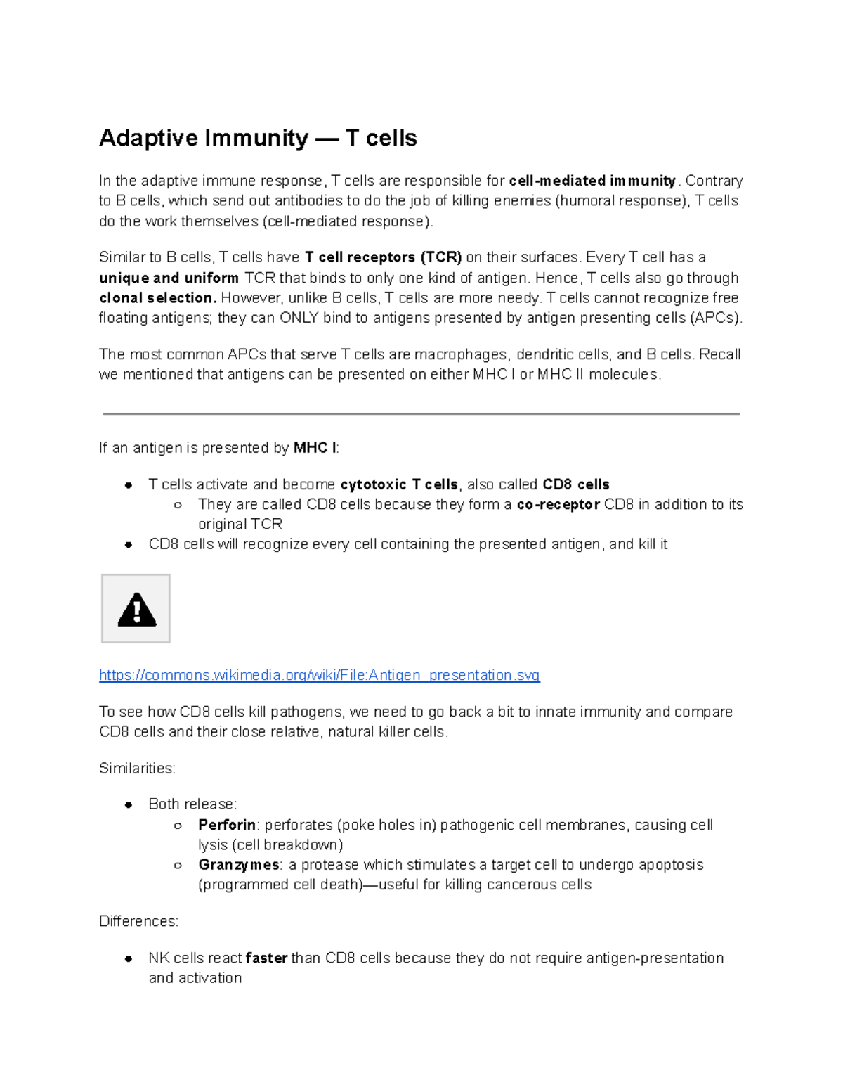 Adaptive Immunity — T cells - Adaptive Immunity — T cells In the ...