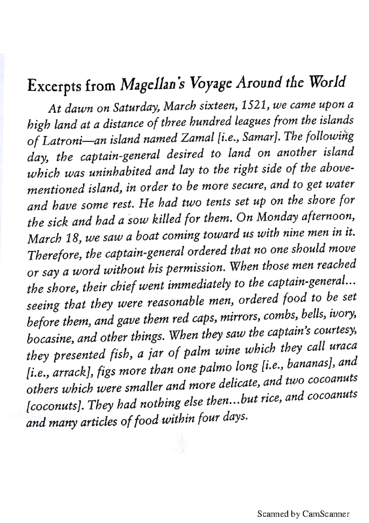 Module 2 (Lesson 2) - Magellan's Voyage - Philippine History - Studocu