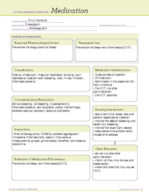 Tranexamic Acid - Pharm active learning template medication - ACTIVE ...