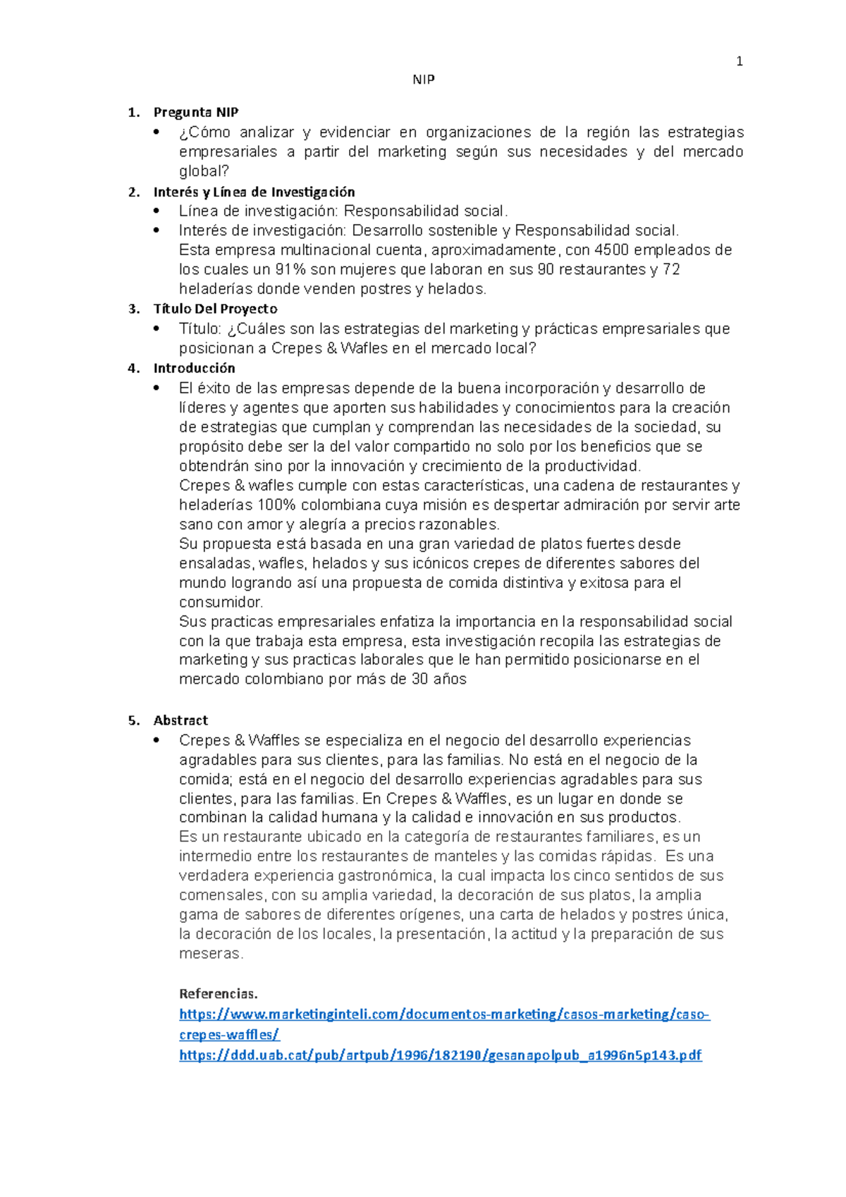 Pregunta NIP - administracion - 1 NIP Pregunta NIP ¿Cómo analizar y ...