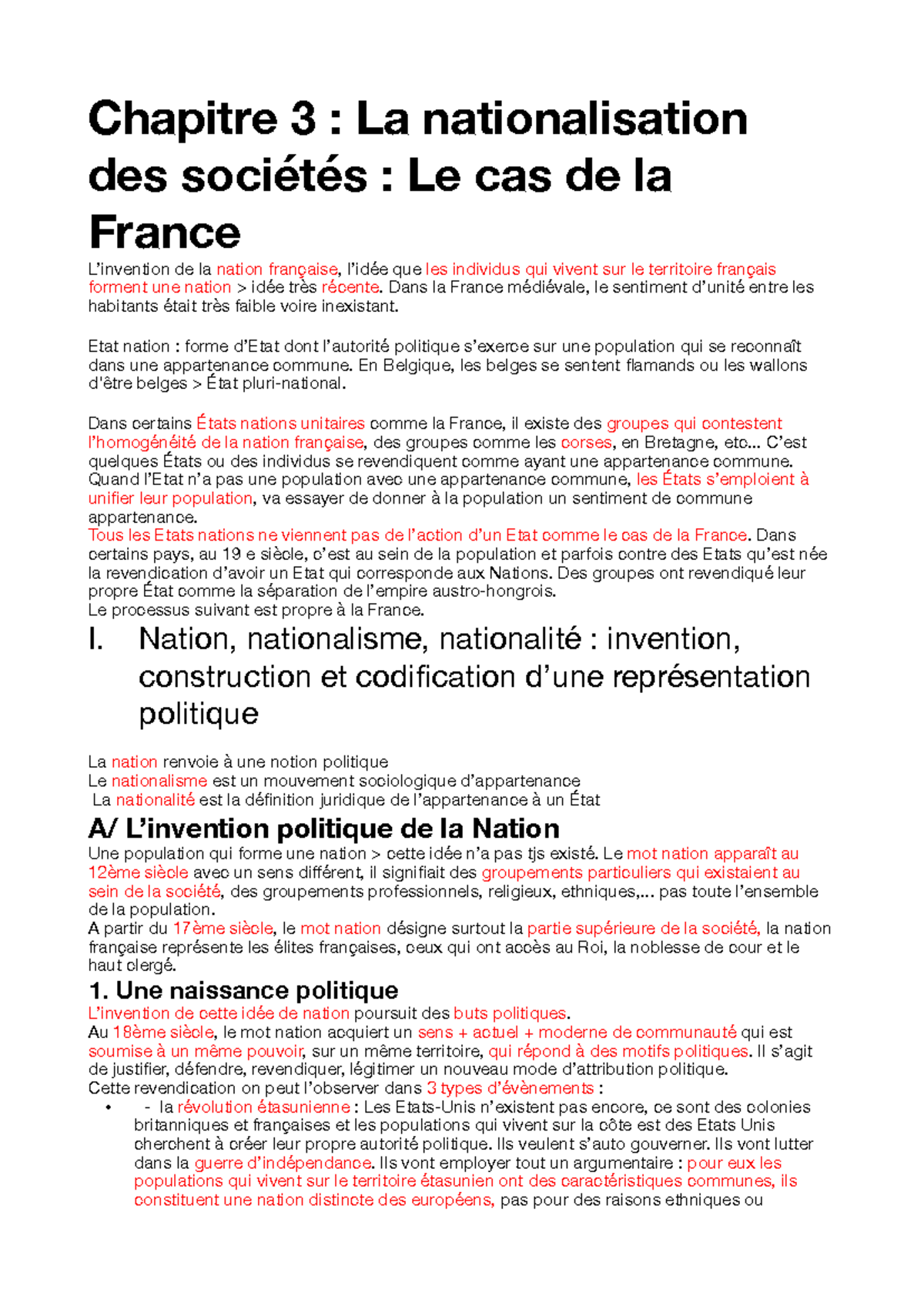 Chapitre 3 La nationalisation des sociétés Le cas de la France ...