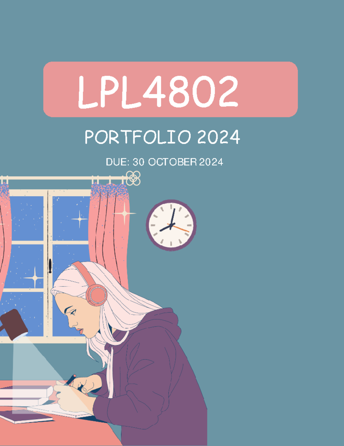 LPL4802 Portfolio Memo 2024 - 30 October 2024 - LPL - DUE: 30 OCTOBER PORTFOLIO wrongful. The ...