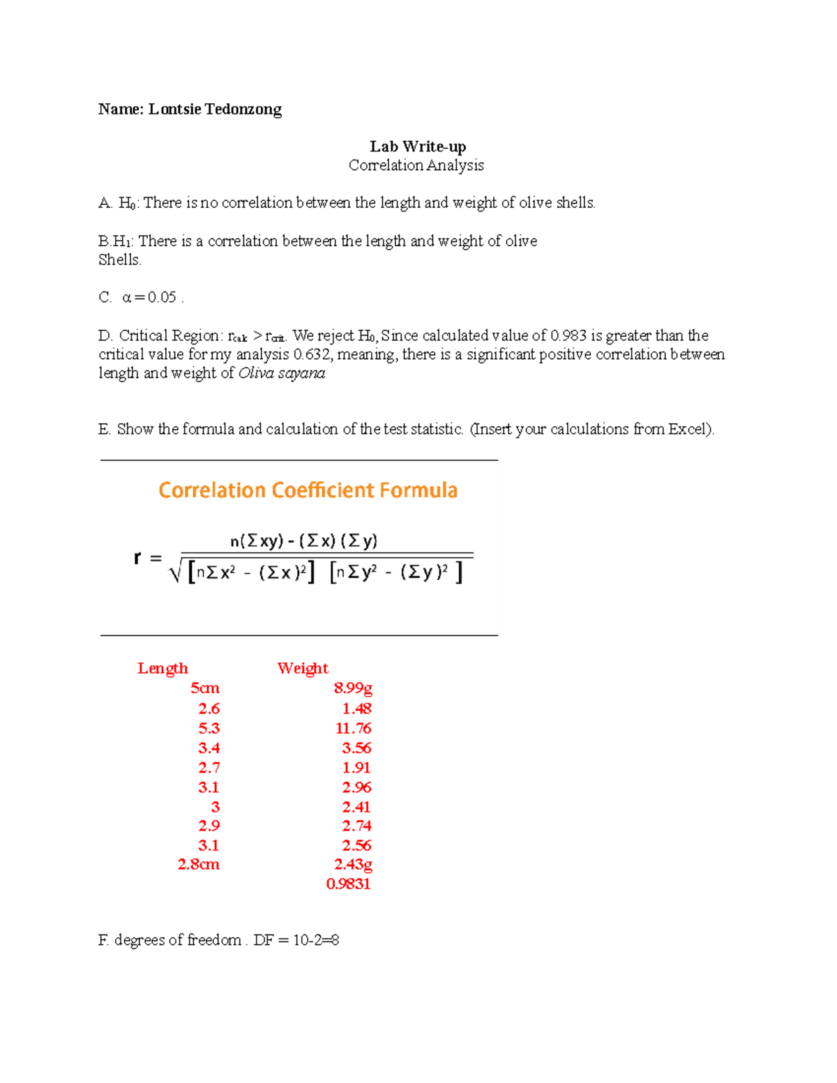 +Correlation+Analysis - Name: Lontsie Tedonzong Lab Write-up ...