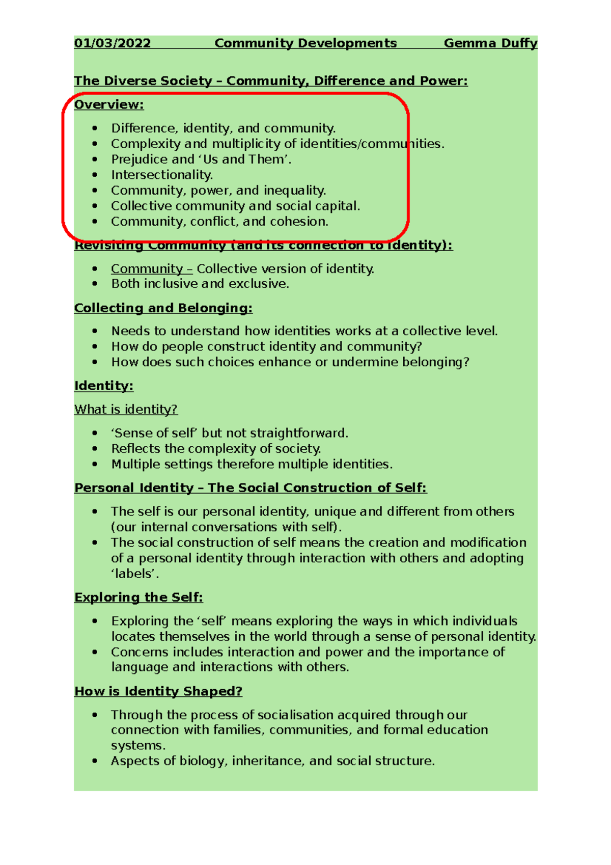 Lecture 5 - Identity & Community Cohesion - The Diverse Society ...