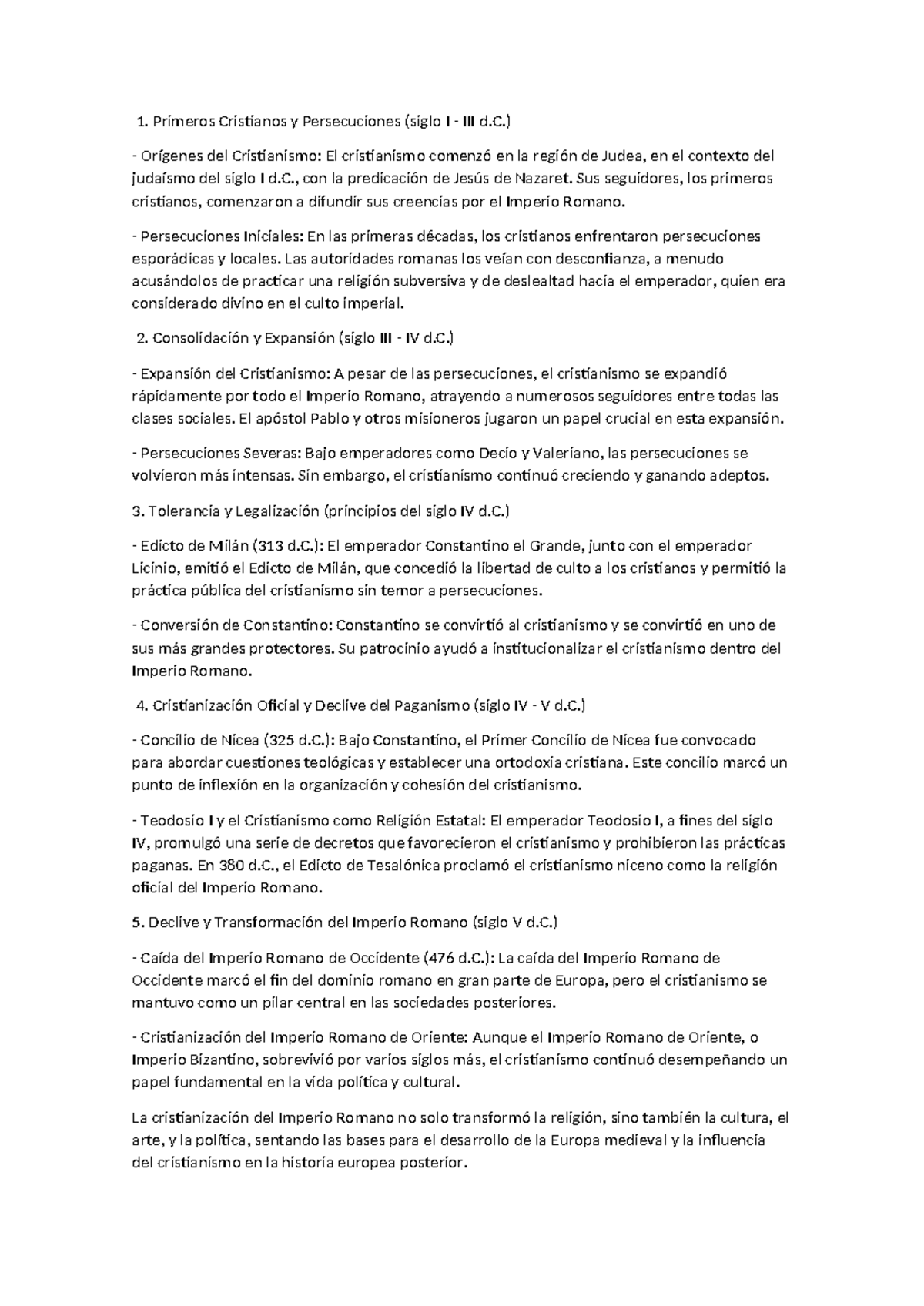 Imperio romano - UNFO ROMANA - Primeros Cristianos y Persecuciones ...