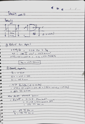 Tute Question - Week 5 - Solution - School of Computing, Engineering ...