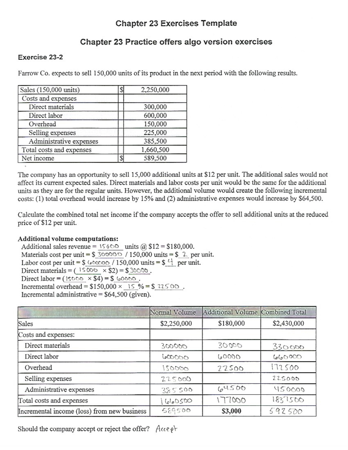 Chapter 23 Exercise Answers - Chapter 23 Exercises Template Chapter 23 ...