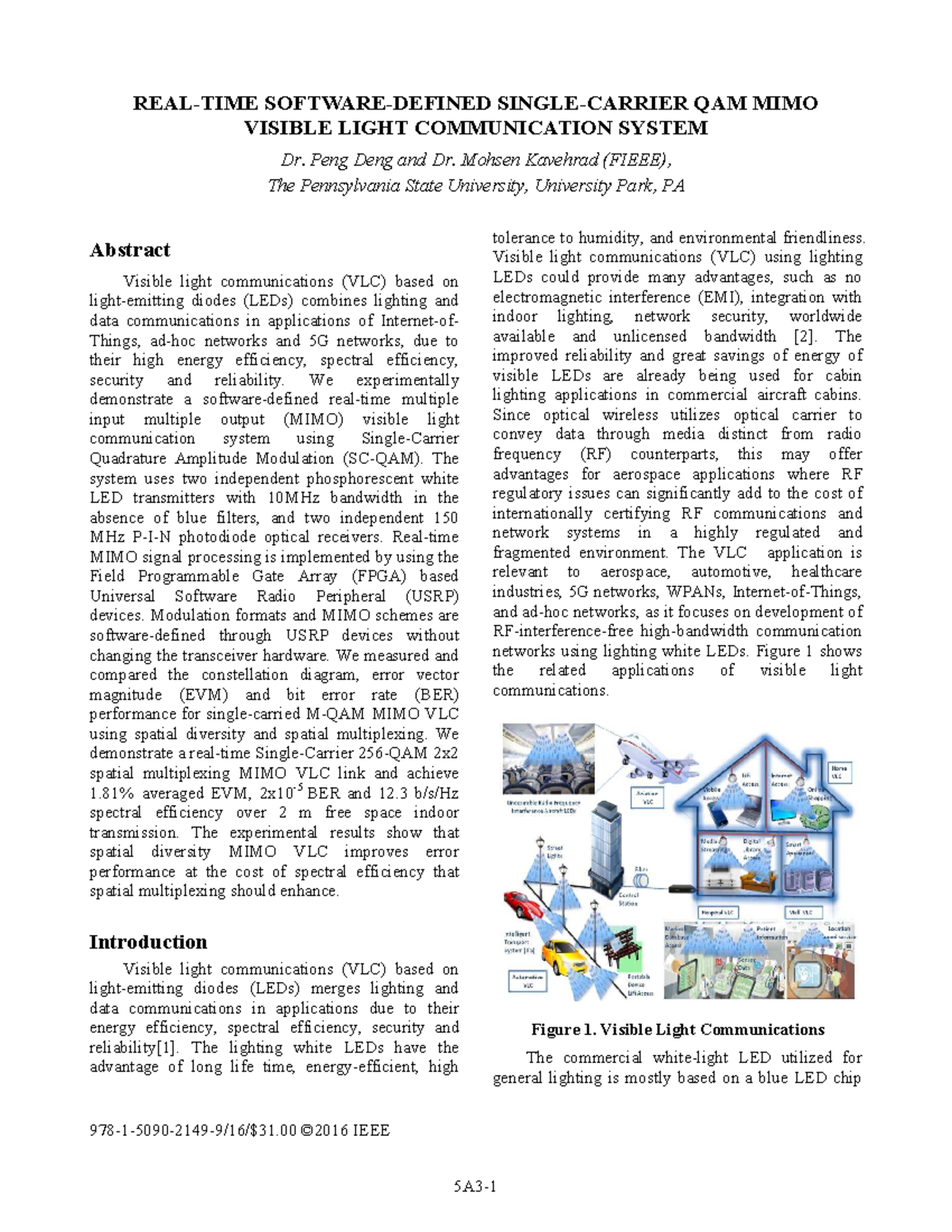 REAL TIME Software Defined Single Carrie - REAL-TIME SOFTWARE-DEFINED SINGLE-CARRIER QAM MIMO ...