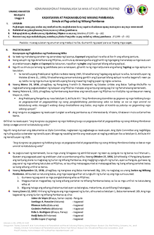 Filipino 11 q2 mod4 kakayahang-lingguwistik v4-1-20 - ii KOMUNIKASYON AT PANANALIKSIK SA WIKA AT ...