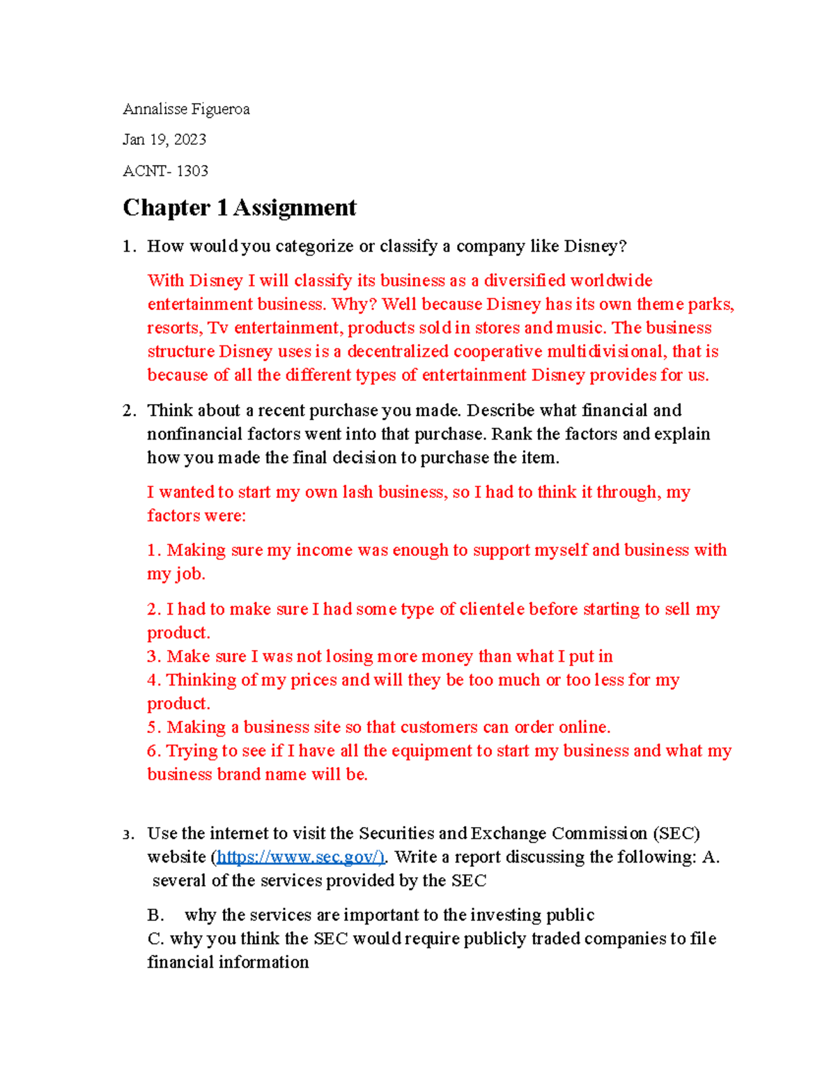 Chapter 1 ACNT 1303 - ACNT 1303 - LSC - Studocu