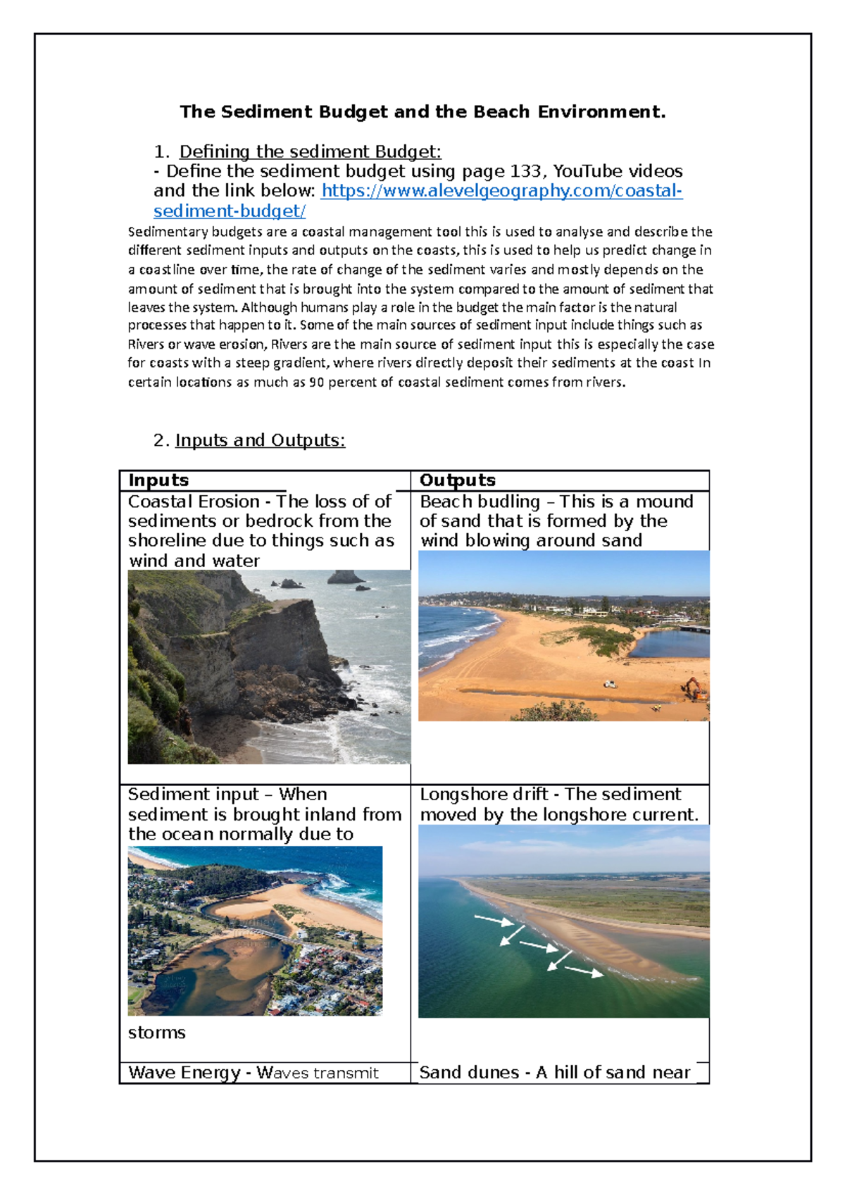 2. The Sediment Budget-Noah’s Mac Book Air - The Sediment Budget and ...