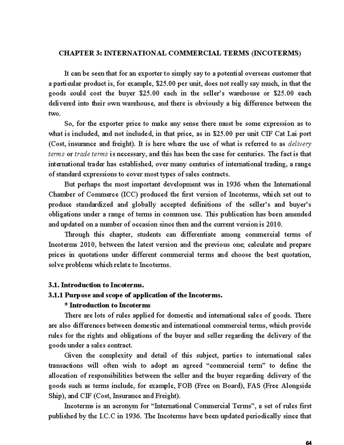 Lecture for chapter 3 p - Excellent and goods for student to study ...