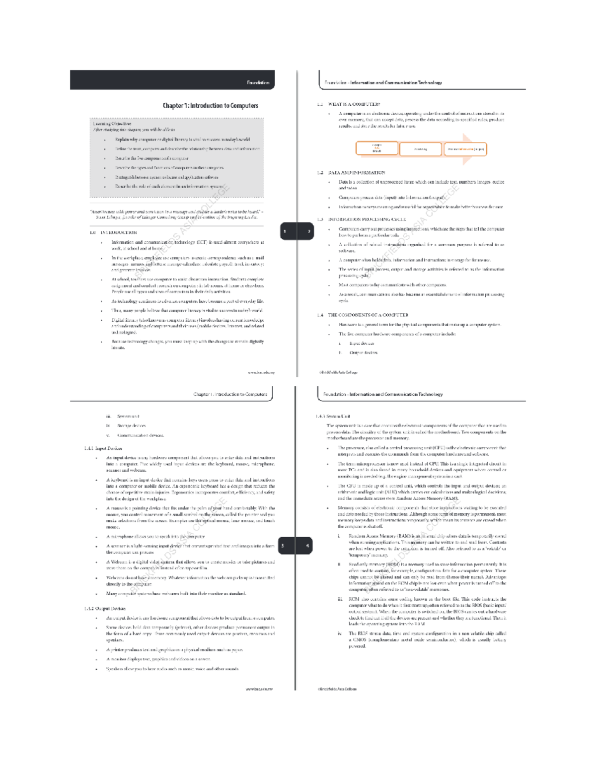 Chapter 1 ICT - hello - Foundation Foundation Information and ...