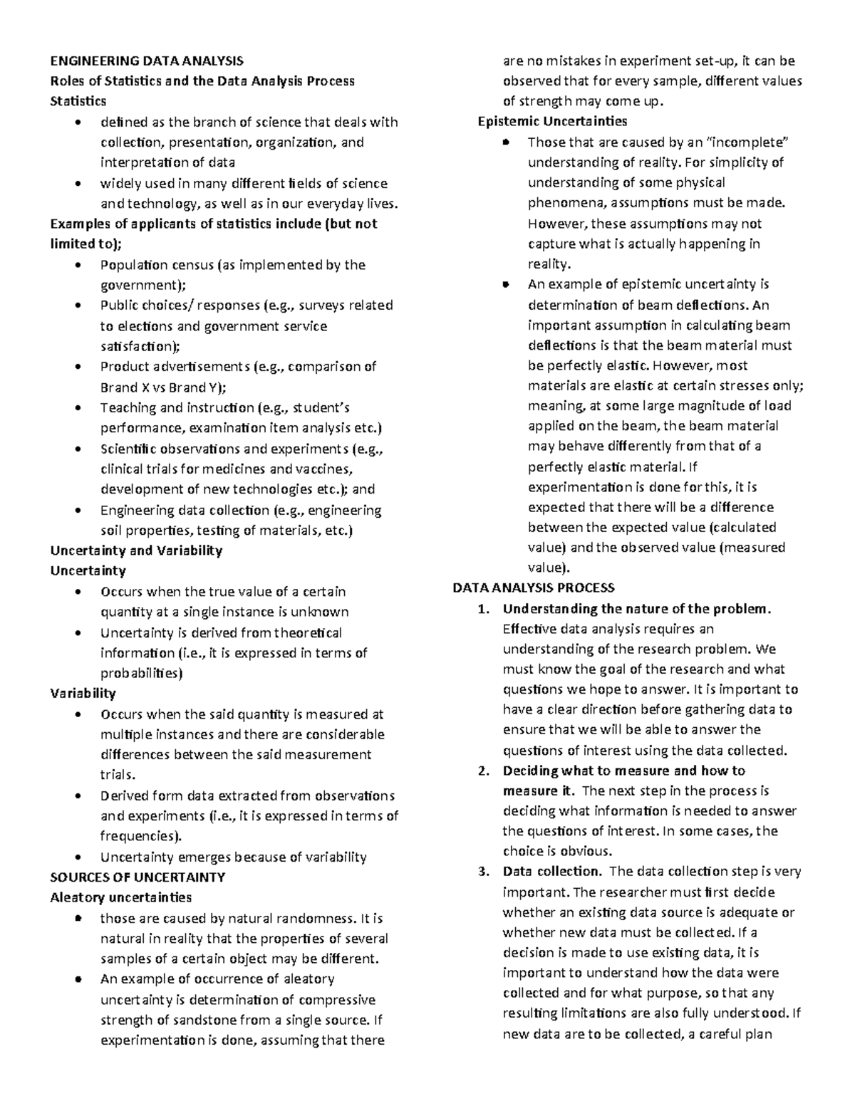 606526454 Engineering Data Analysis - ENGINEERING DATA ANALYSIS Roles ...