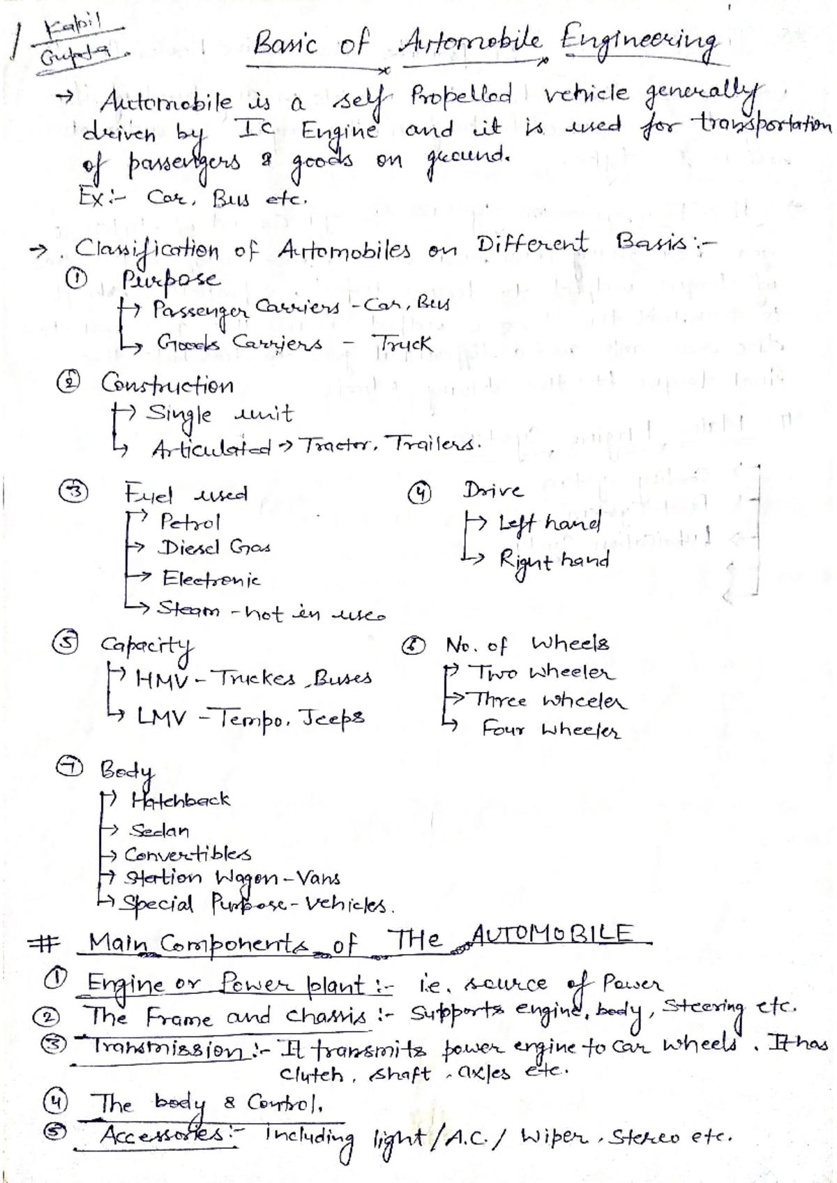 IC Engine complete notea-1 - Computer Science SL - Studocu