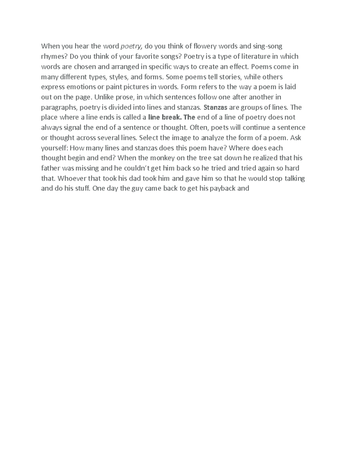 Document 45 - adfsdfgwgsdfew - When you hear the word poetry, do you ...