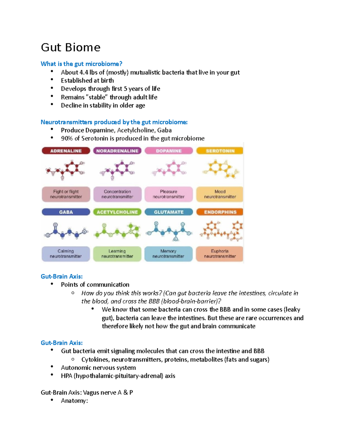 Gut Biome - Prof. was Dail Chapman - Gut Biome What is the gut ...