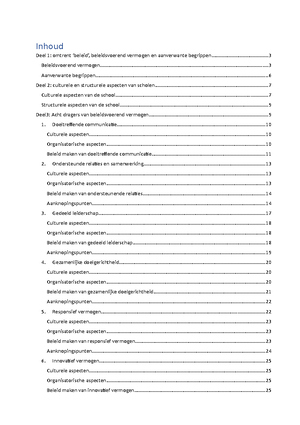 SOB - Doeltreffend schoolbeleid - Doeltreffend schoolbeleid Deel 1 ...