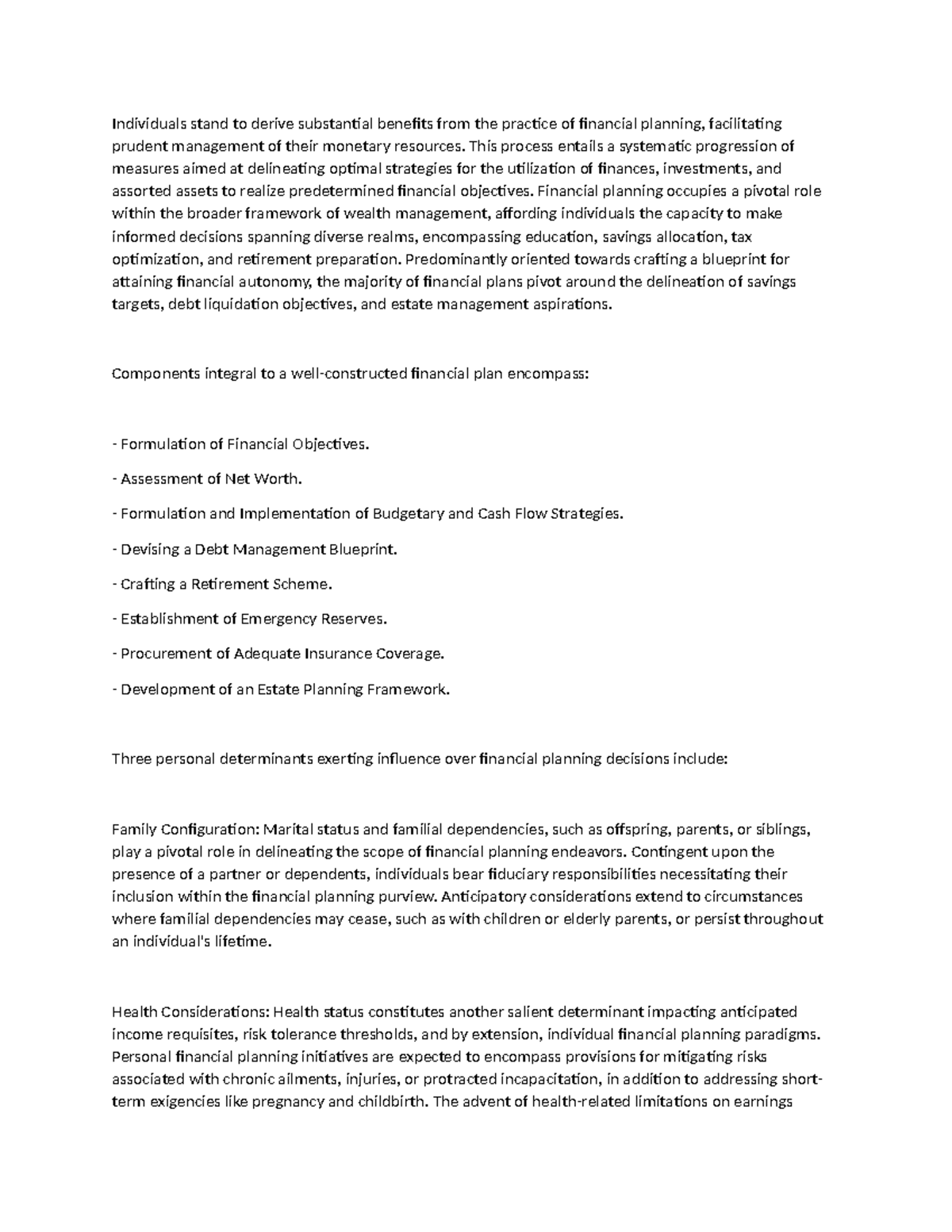 Share 1 Unit 1 Discussion Assignment Individuals Stand To Derive Substantial Benefits From