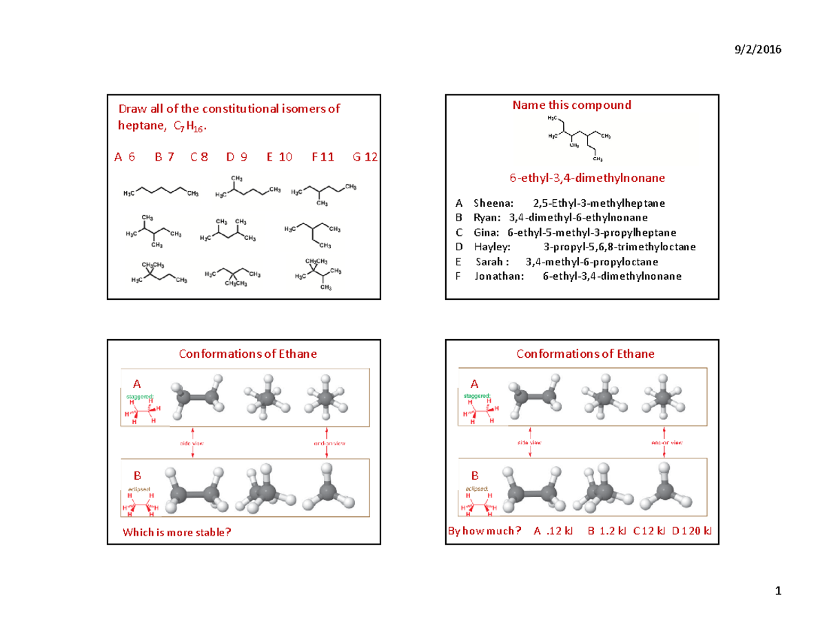 Lecture 3 - Alkanes - Warning: TT: undefined function: 22 Warning: TT: undefined function: 22 ...