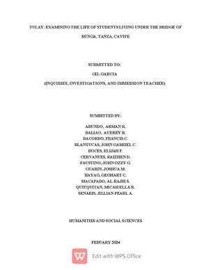 PR2- Research- Template - TITLE A Research Paper Presented to the ...