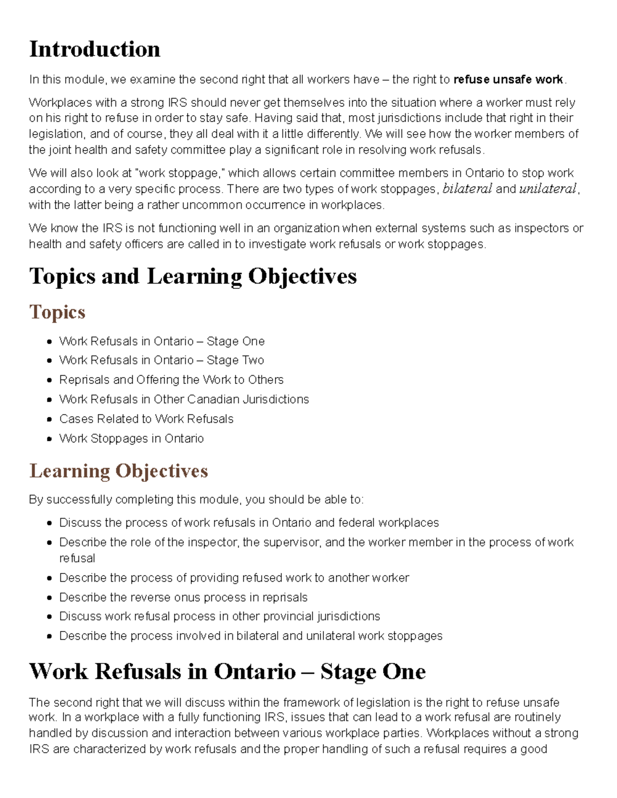 COHS208, Module 8 - Introduction - Introduction In this module, we ...