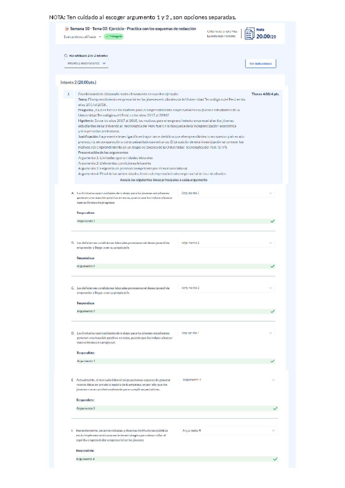 📝 Semana 10 - Tema 02 Ejercicio - Practica con los esquemas de redacción - Investigación ...