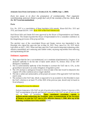 RMO 25 Annex A.1 - Checklist - Going Concern - ANNEX “A” REPUBLIC OF ...