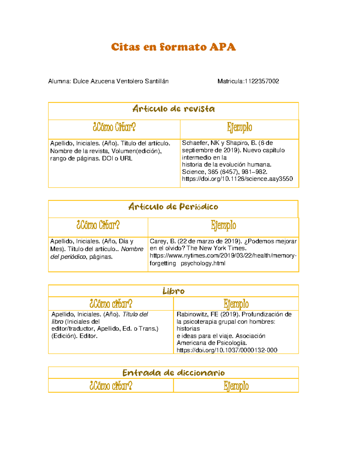 Citas en formato APA - Ayuda a como citar correctamente - Citas en formato APA Alumna: Dulce ...