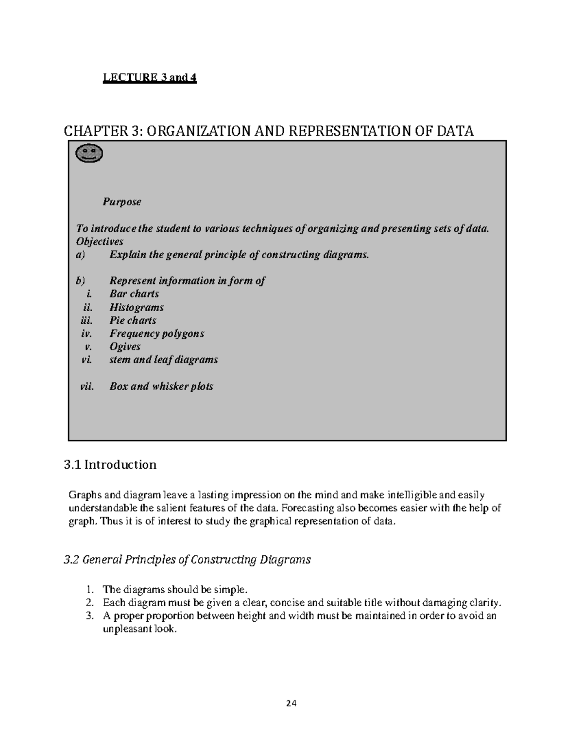 Data Presentation Methods - XEQ 102 - LECTURE 3 and 4 CHAPTER 3 ...