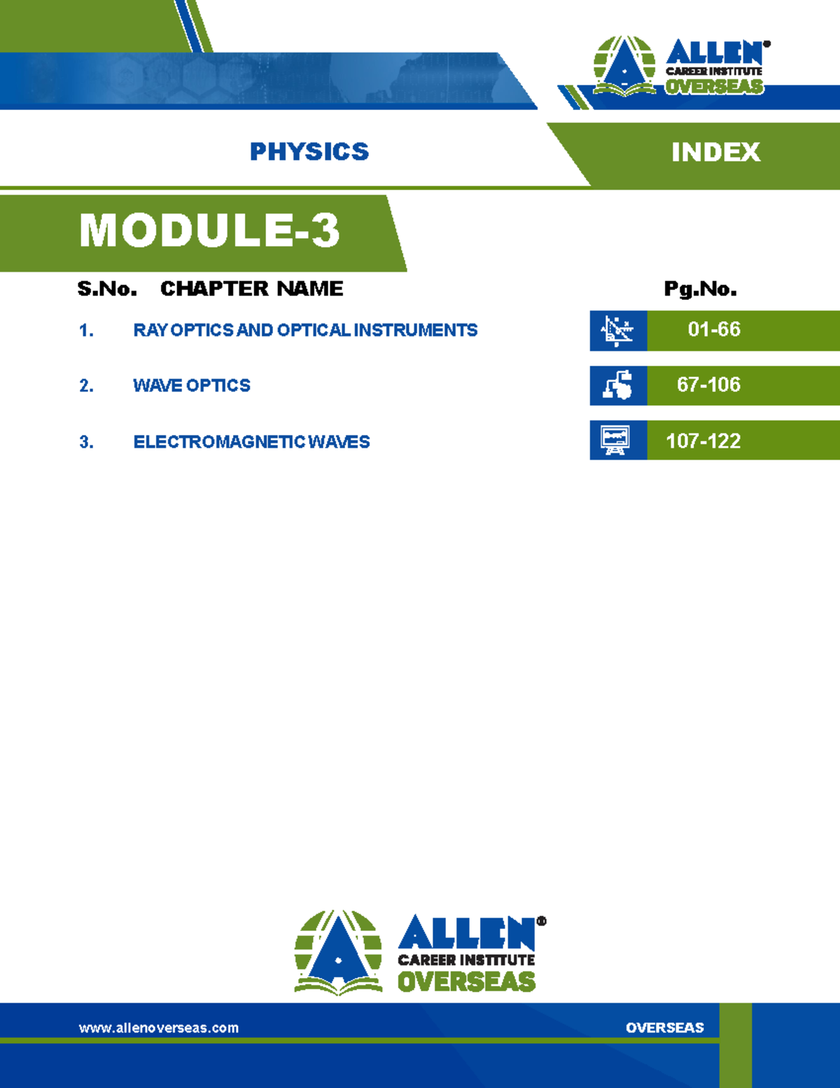 Allen physics module 3 class 12 NEET (Allen Overseas) (Z-Library ...