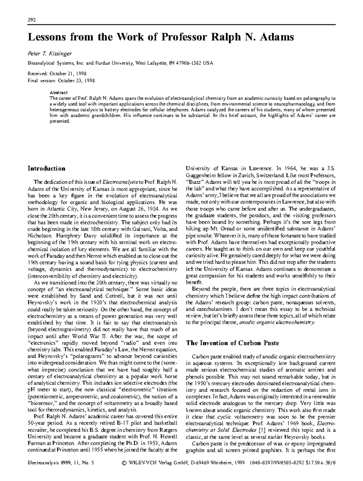 425133628 Lessons From the Work of Professor Ralph N Adams - Lessons ...