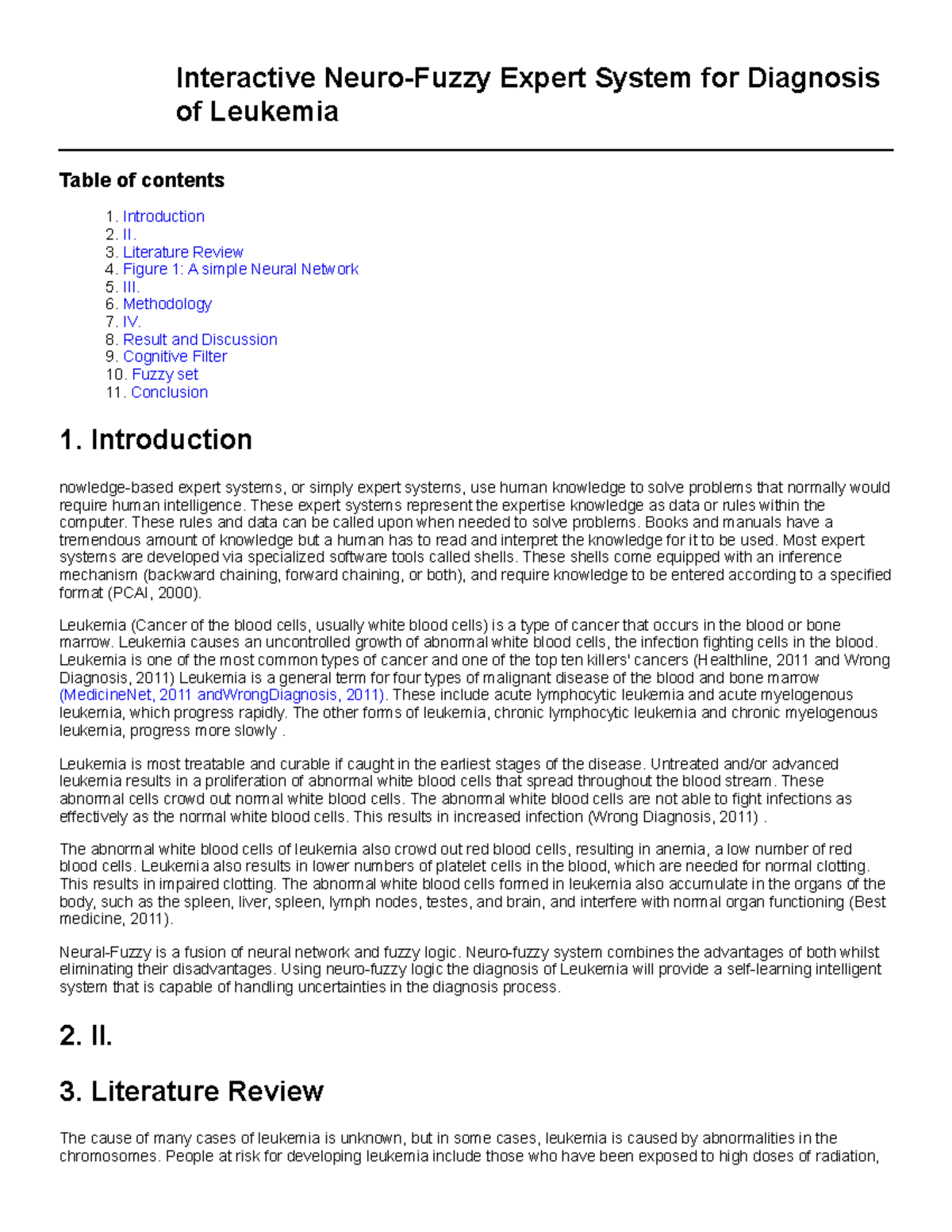 Interactive Neuro-Fuzzy Expert System for Diagnosis of Leukemia ...