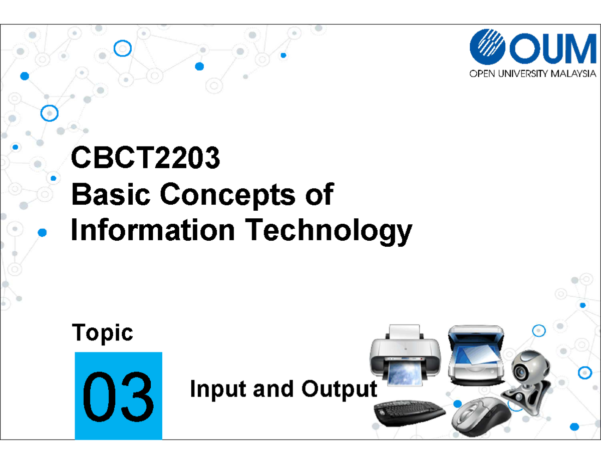 Topic 3 - BIT Course - CBCT Basic Concepts of Information Technology ...