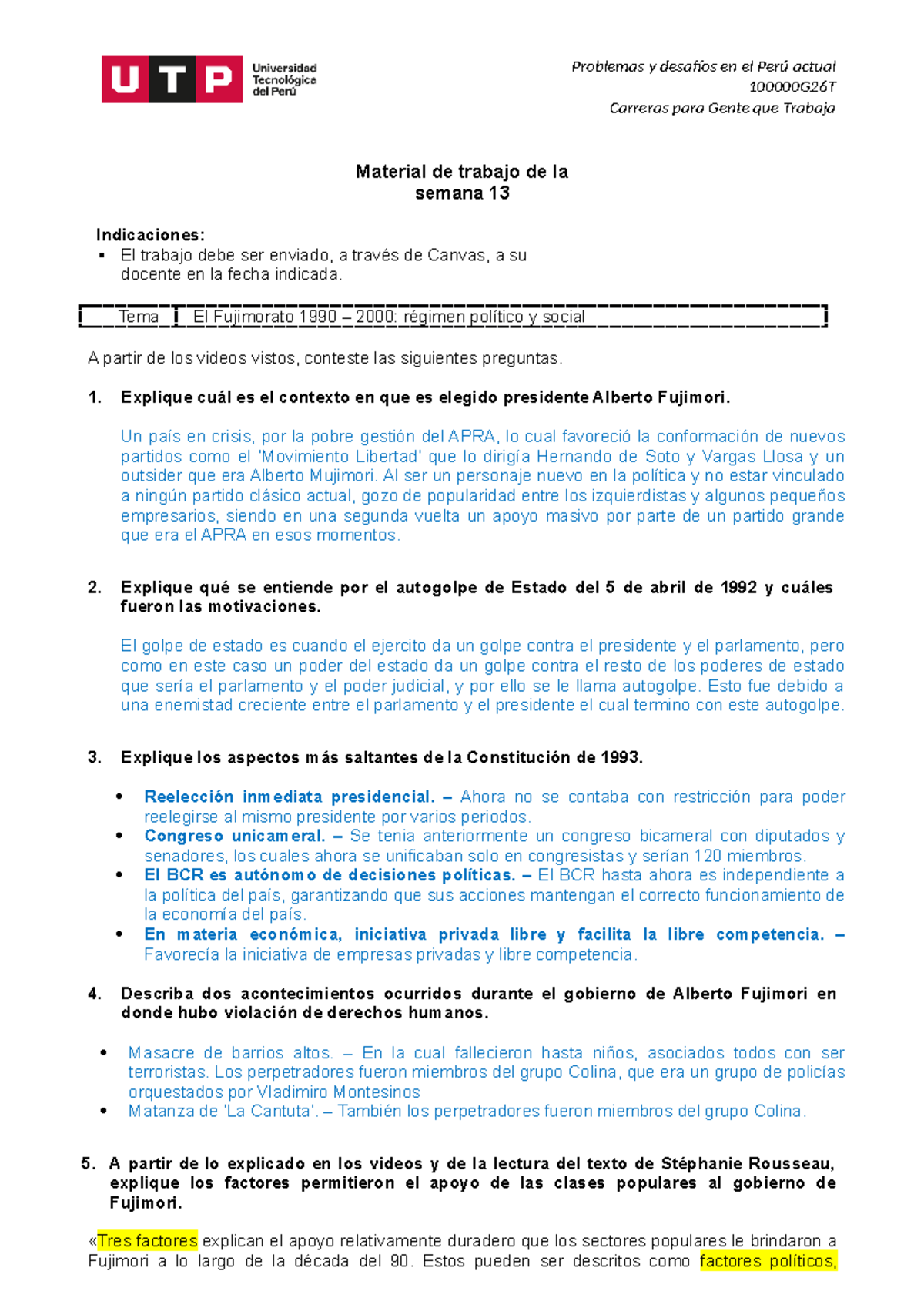 U3 S13 Material de trabajo de la semana 13-convertido - Problemas y ...