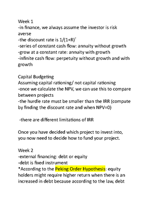 Lecture 01 - Math and Finance Refresher - pdf Functions A function: a ...