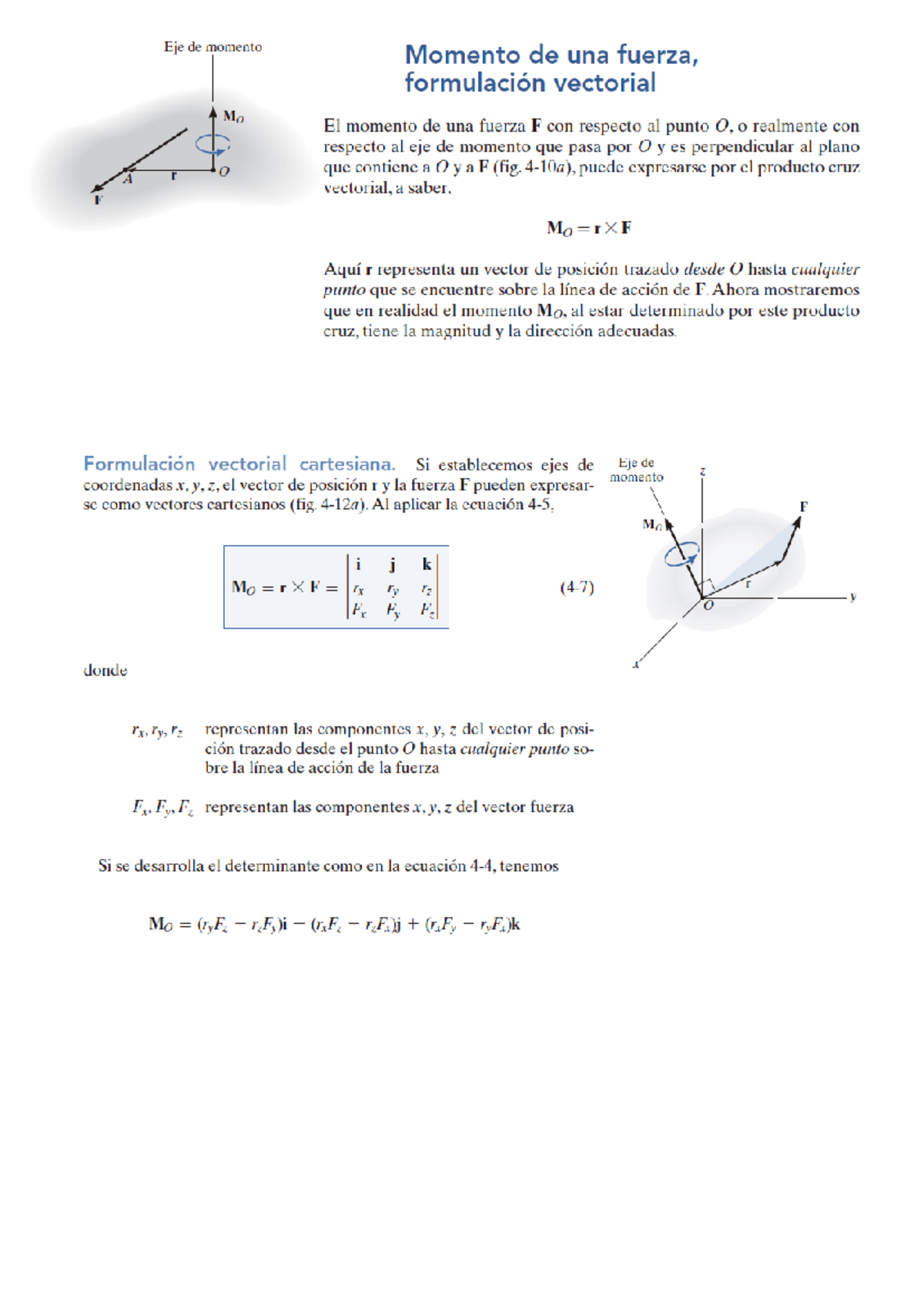 Clase 11 momento cartesiano - Estática - 1. Determine el momento ...