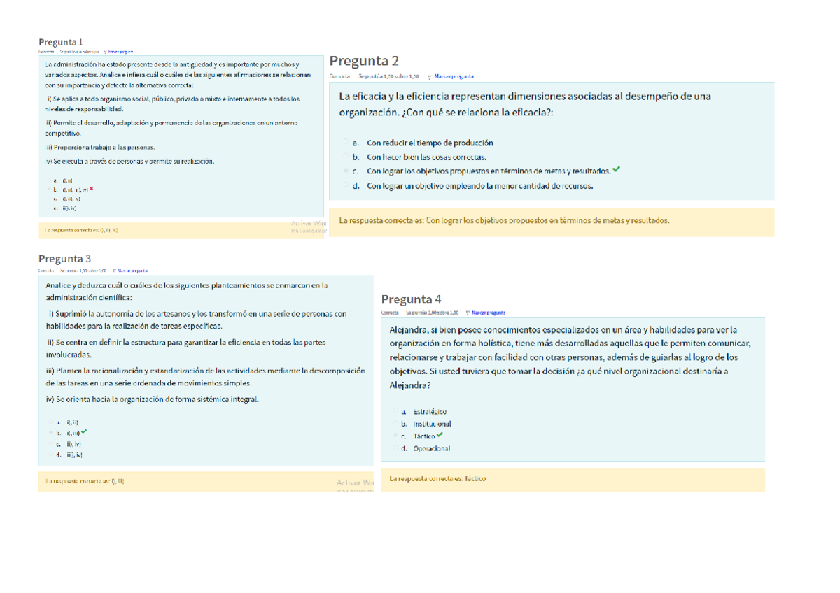 Prueba n 1 - administracion - Studocu